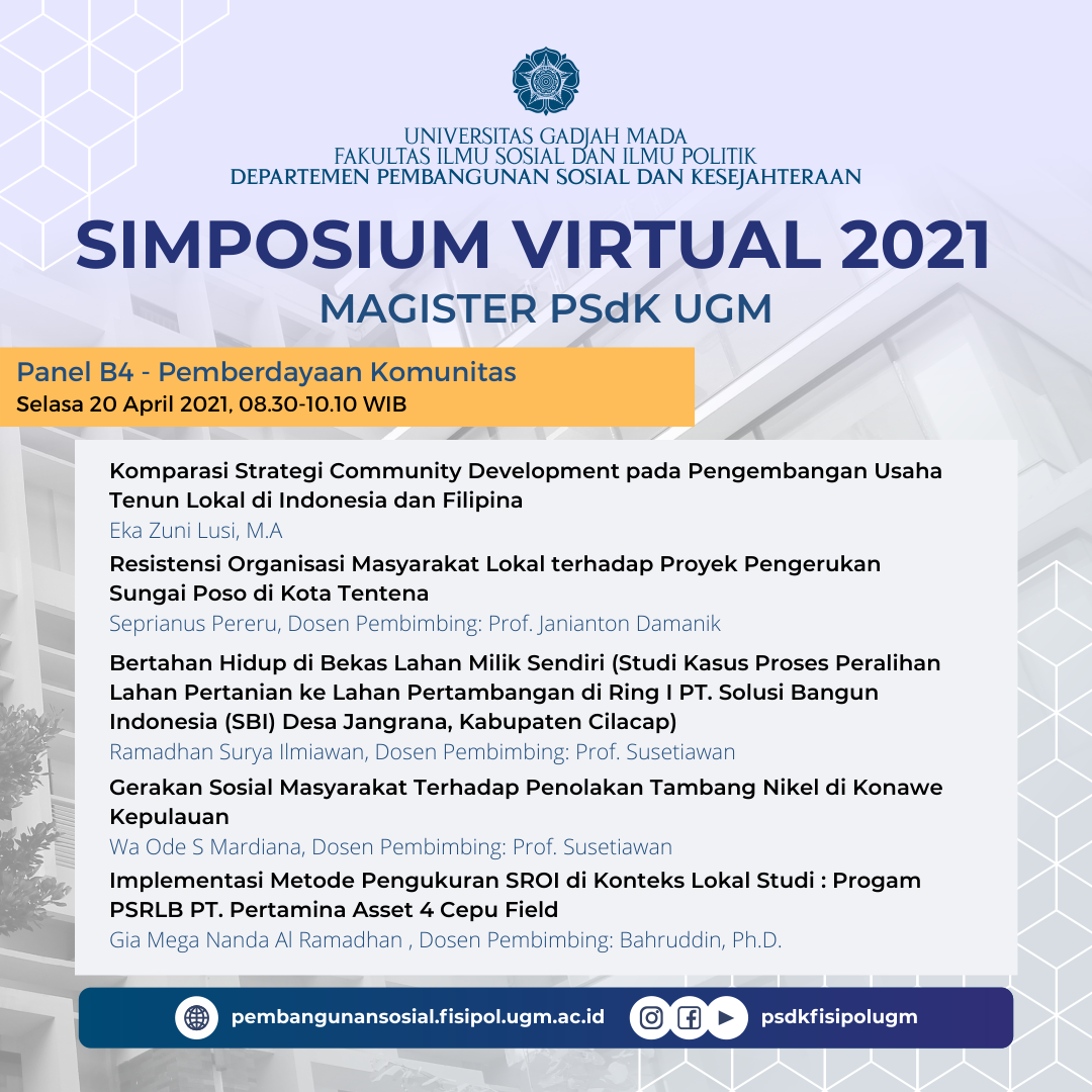 Simposium Virtual 2021 Magister PSdK – PSDK UGM